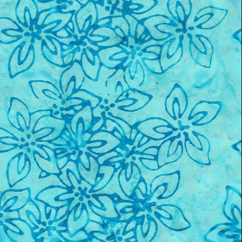 Beach Day / Azaleas in Aqua — Poppy Quilt N Sew