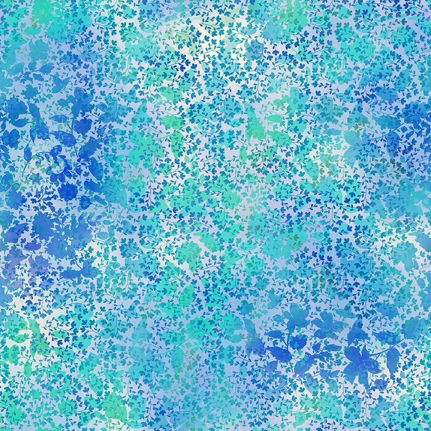 I Dream in Color / Vines in Blue — Poppy Quilt N Sew