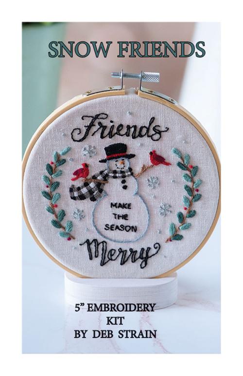 Snow Friends Embroidery Kit — Poppy Quilt N Sew