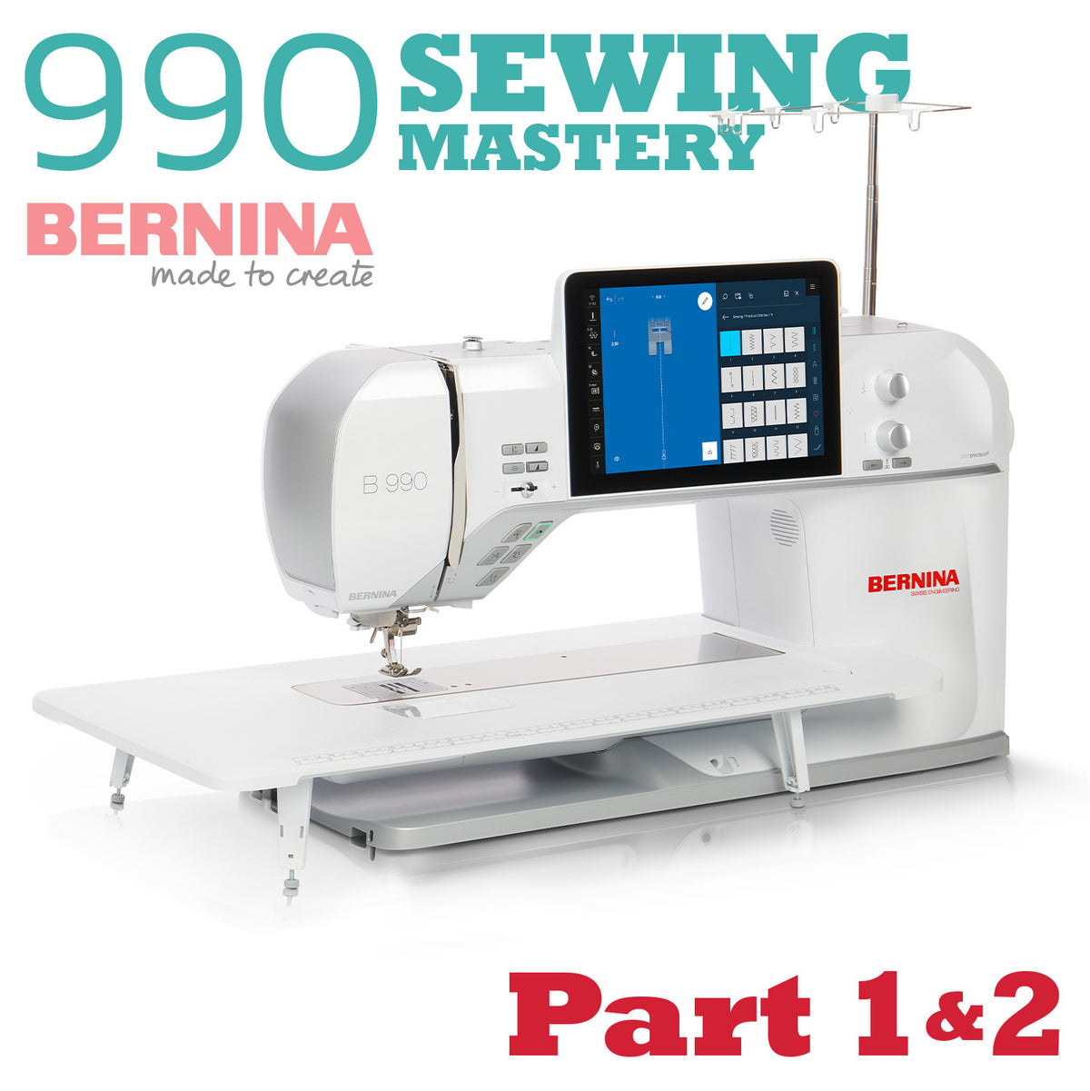 Bernina 990 Sewing Mastery — Poppy Quilt N Sew