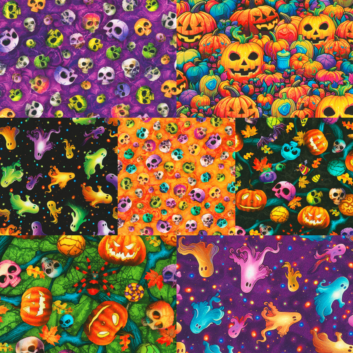 Bright Frights Fat Quarter Bundle — Poppy Quilt N Sew