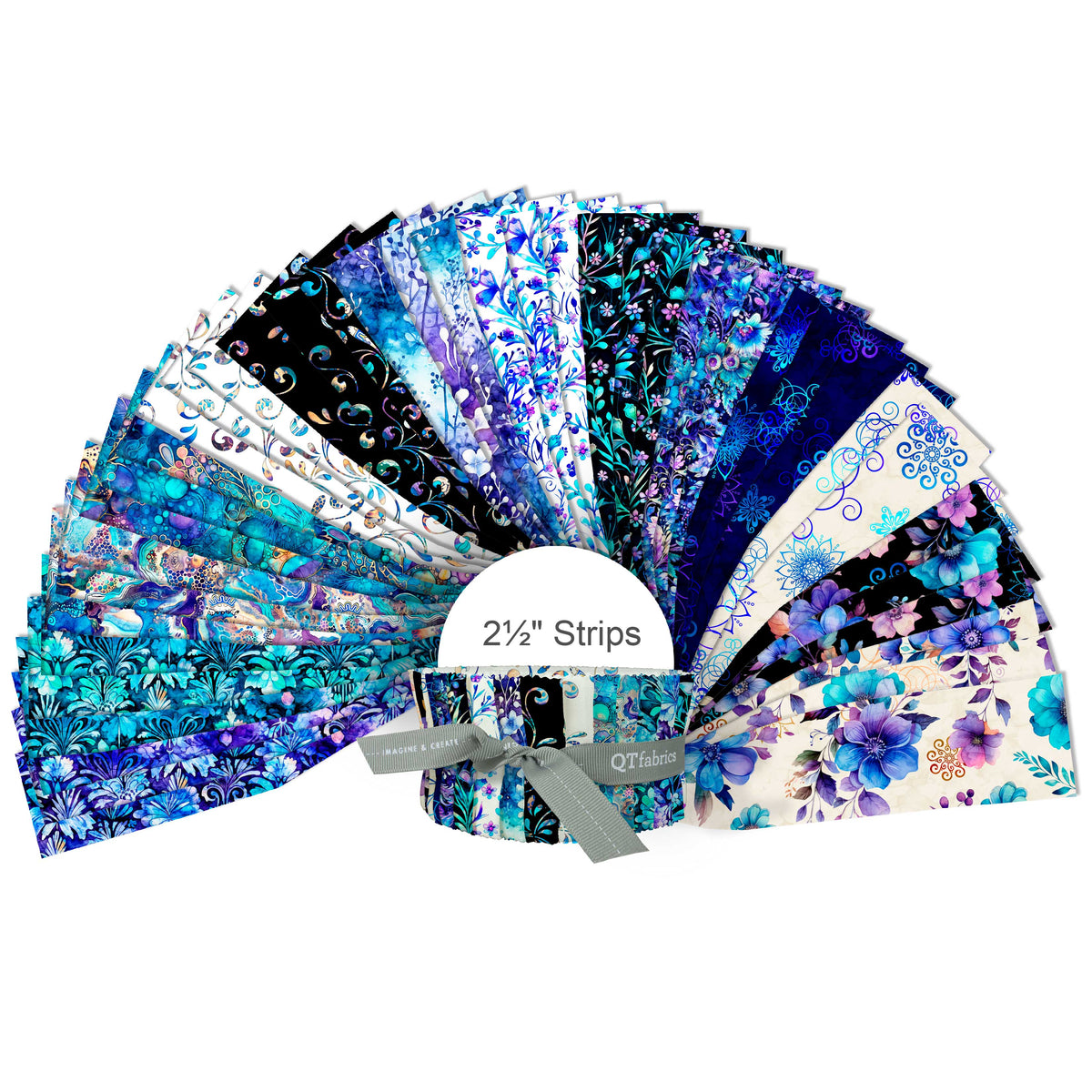 Fantasia 2.5" Strips — Poppy Quilt N Sew