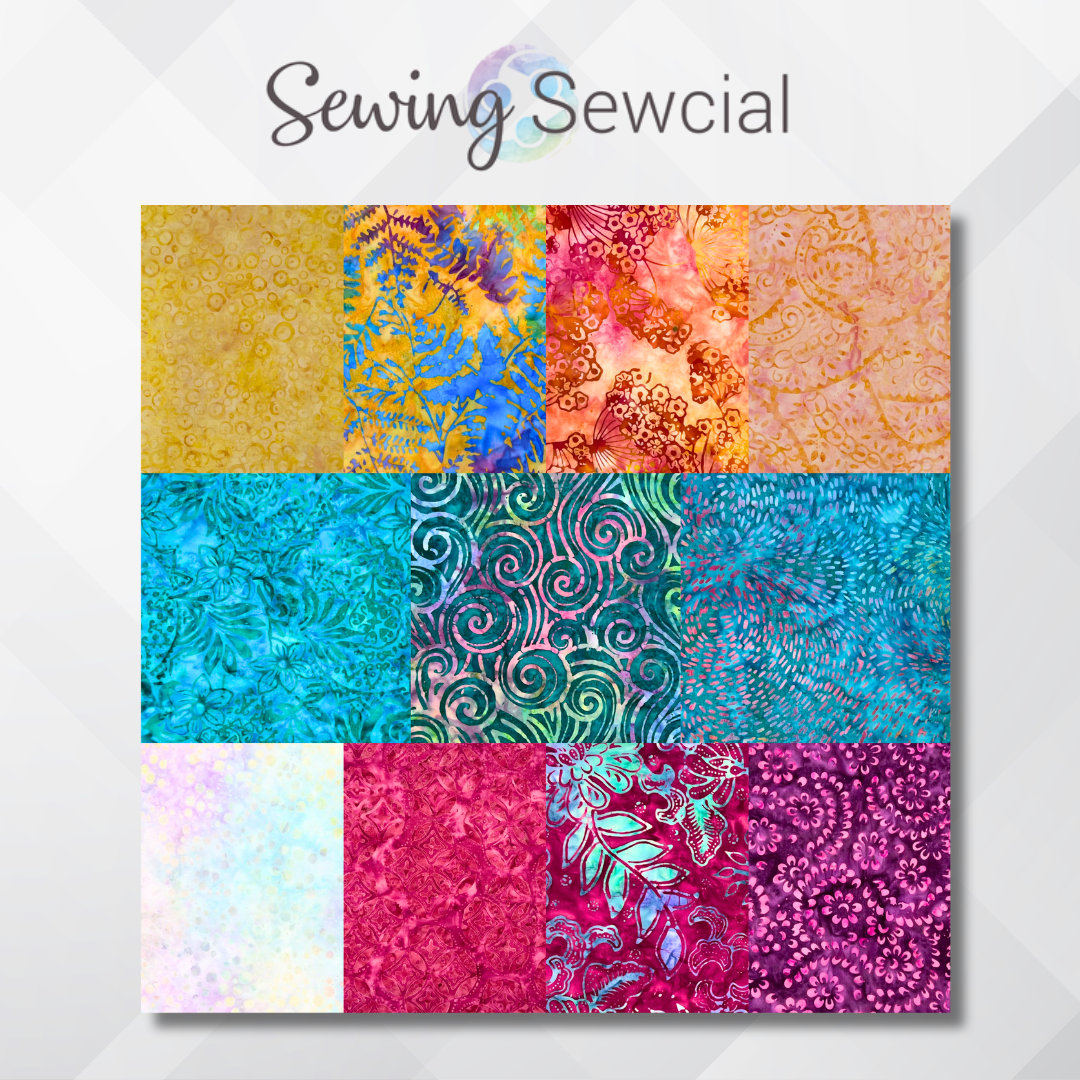 Sewing Sewcial Half-Yard Bundle — Poppy Quilt N Sew