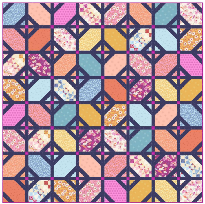 Fanciful Floor Quilt Kit — Poppy Quilt N Sew