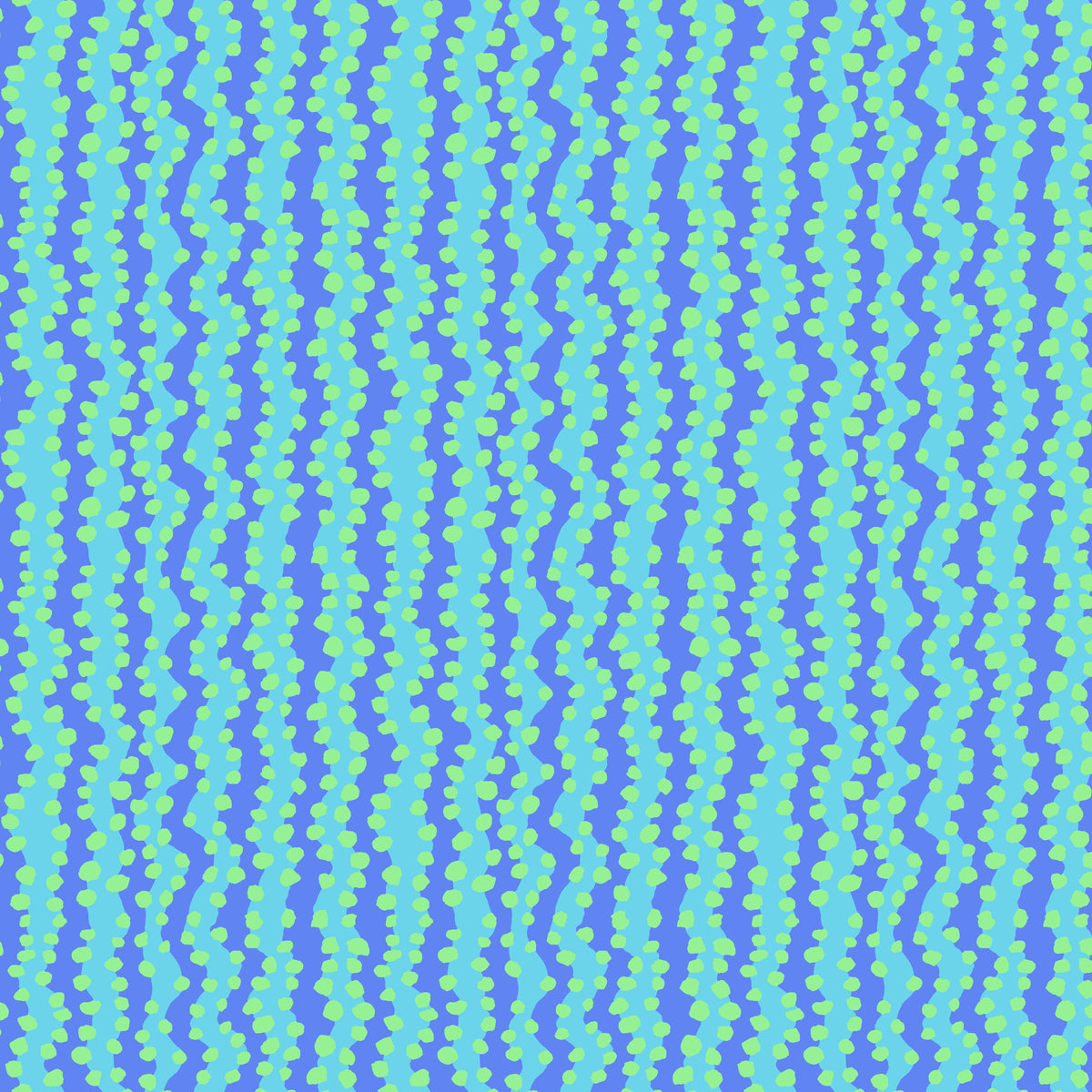 February 2025 / Small Bubble Stripe in Aqua — Poppy Quilt N Sew