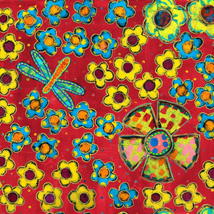 Dragonfly Dance / Flower Field — Poppy Quilt N Sew