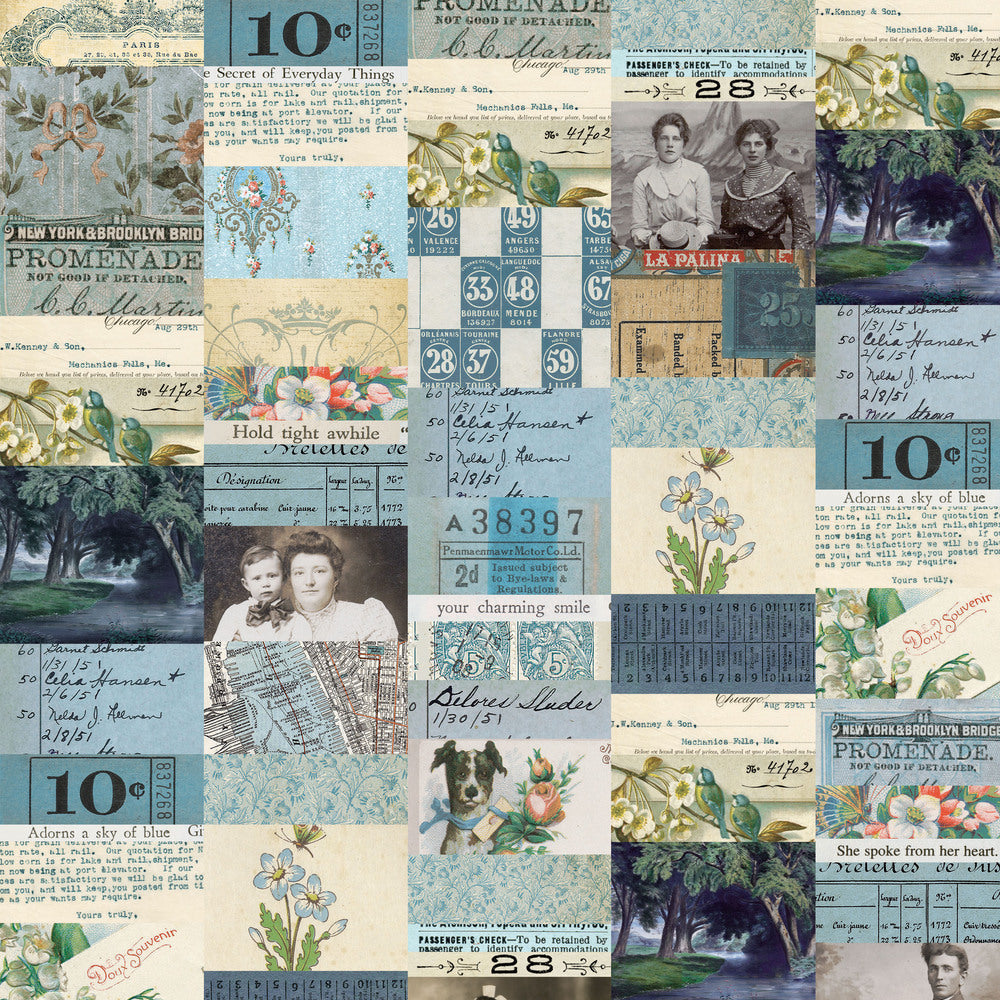 Blue Palette / Collage — Poppy Quilt N Sew