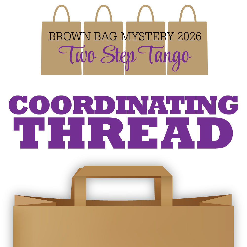 Brown Bag Mystery 2026 Coordinating Thread — Poppy Quilt N Sew