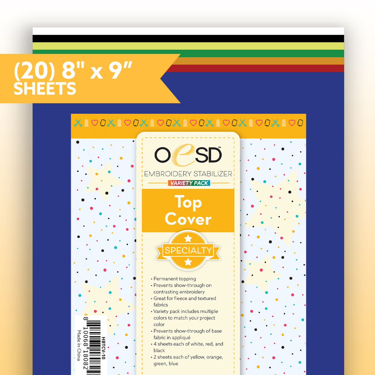 Top Cover Permanent Topping Variety Pack — Poppy Quilt N Sew