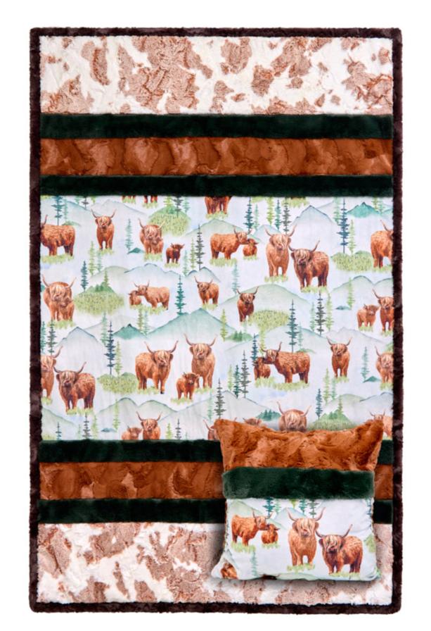Cattle Co. Cuddle® Kit — Poppy Quilt N Sew