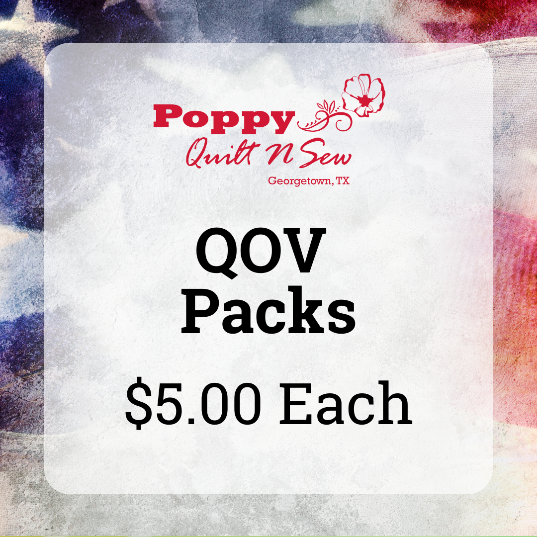 QOV Packs — Poppy Quilt N Sew