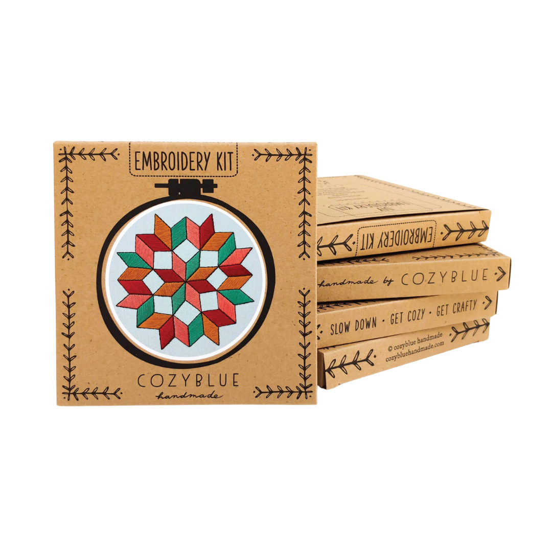 Quilted Wheel Embroidery Kit — Poppy Quilt N Sew