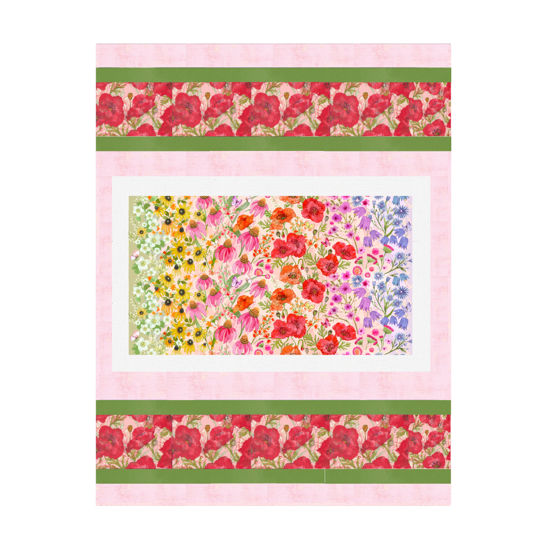 Bella Vista Quilt Kit: Superbloom in Pastel — Poppy Quilt N Sew