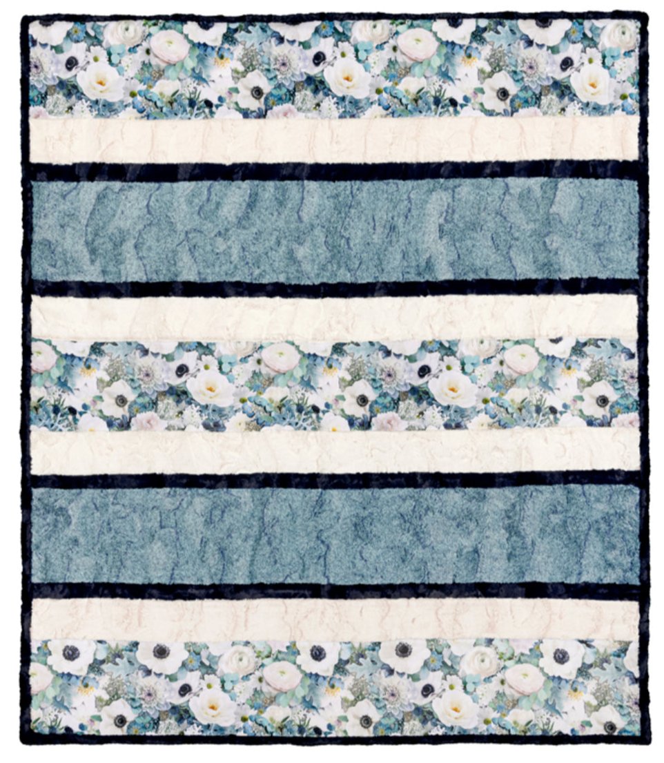 Blissful Bouquet Cuddle® Kit — Poppy Quilt N Sew